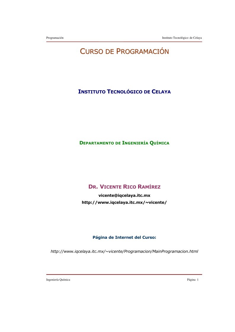 PDF de programación - Curso de programación