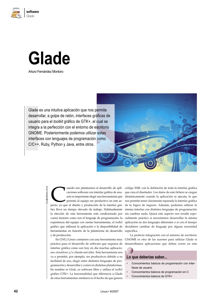 PDF de programación - Glade