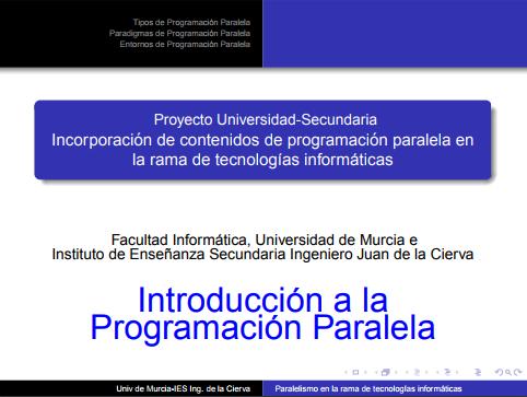 PDF de programación - Introducción a la Programación Paralela ...