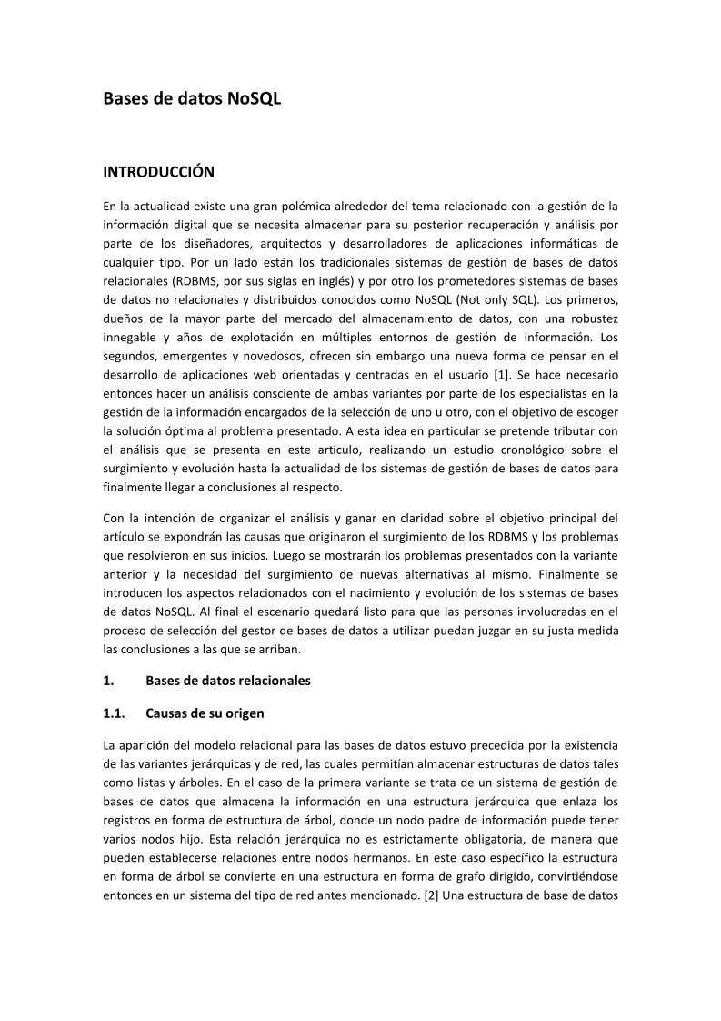 PDF de programación - Bases de datos NoSQL
