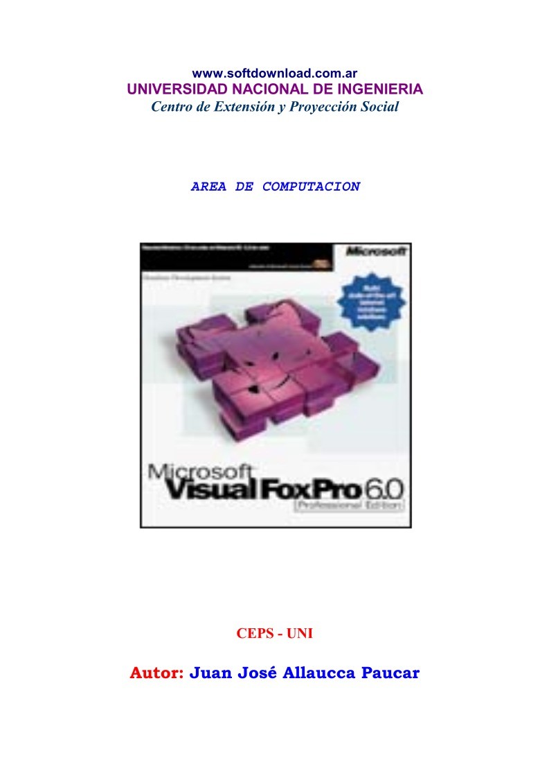PDF de programación - Manual de Fox Pro 6.0