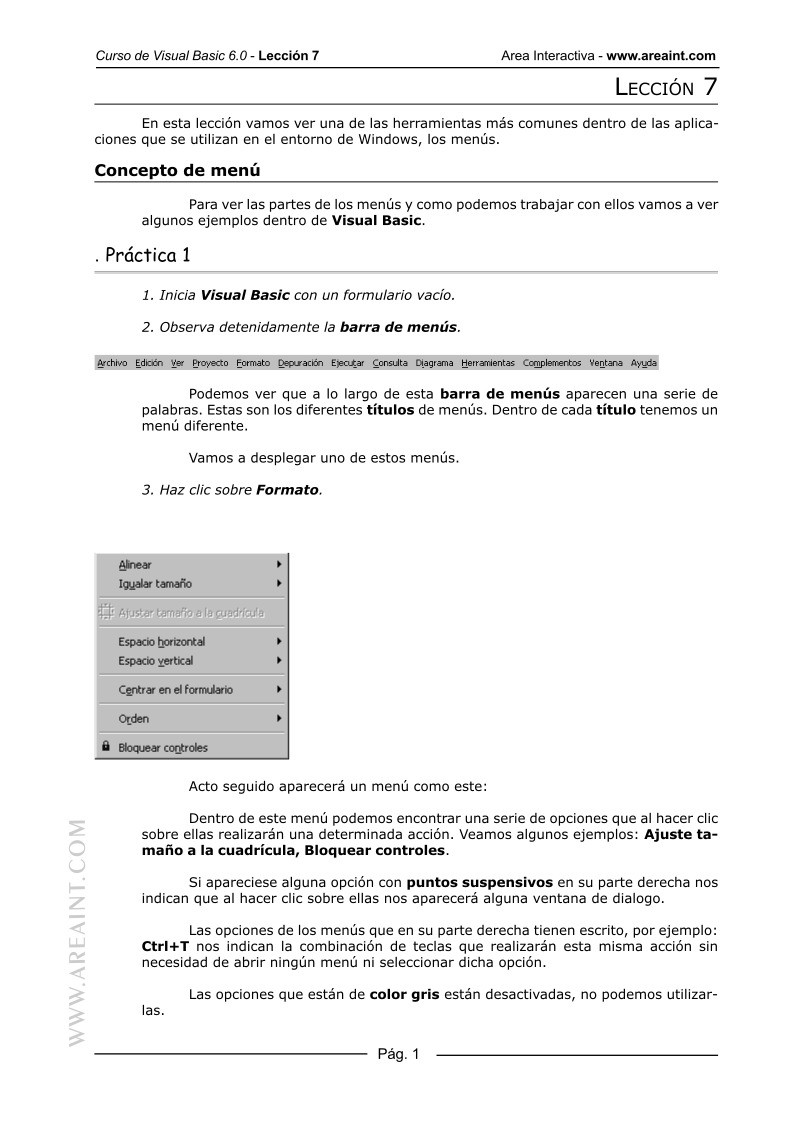 PDF de programación - Curso de Visual Basic 6.0 - Lección 7