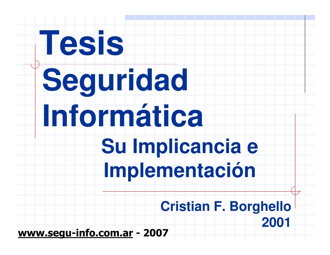 PDF de programación - Tesis Seguridad Informática - Su Implicancia e ...