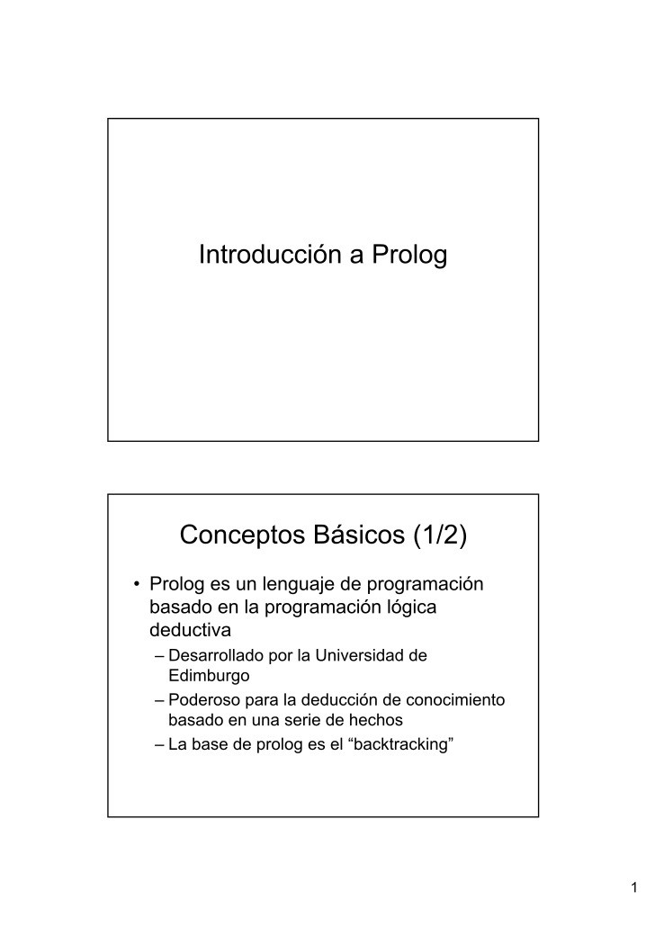 PDF de programación - Introducción a Prolog
