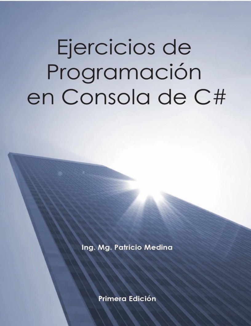 PDF de programación - Ejercicios de Programación en Consola de C#