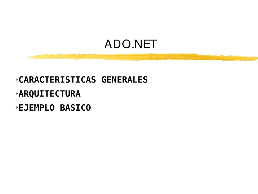 PDF de programación - ADO.NET