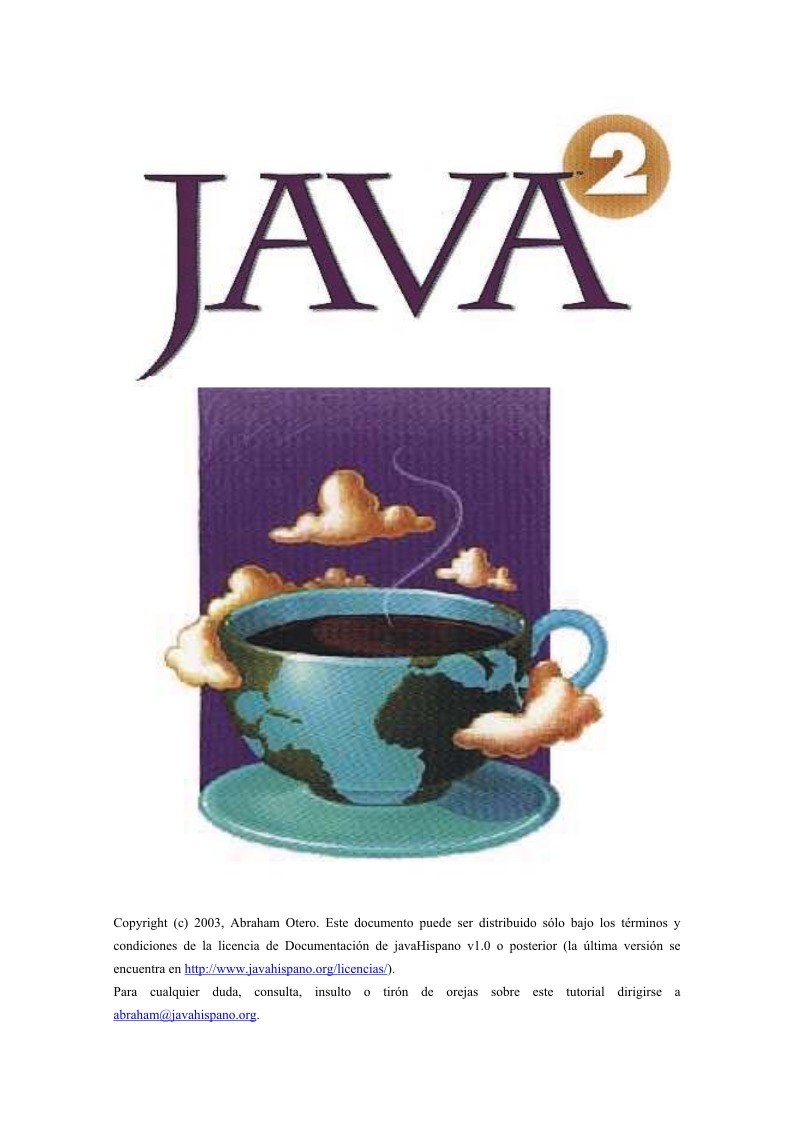 PDF de programación - Java2, tutorial de javahispano PDF de programación - Java2, tutorial de javahispano
