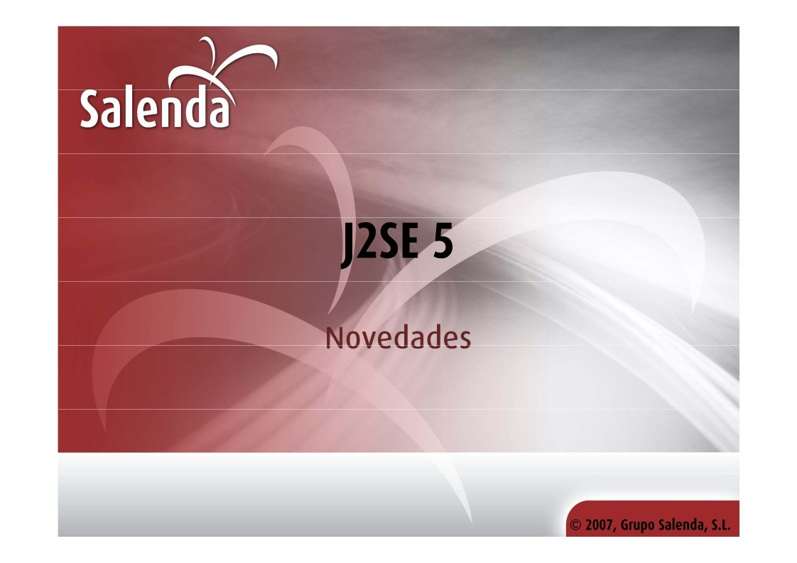 PDF de programación - Novedades J2SE 5