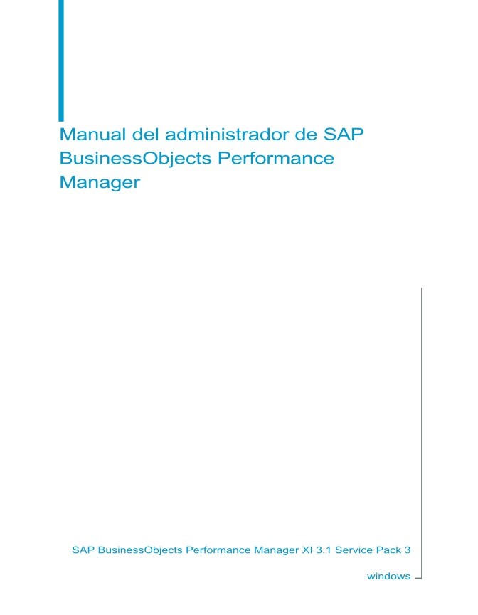 PDF de programación - Manual del administrador de SAP BusinessObjects ...