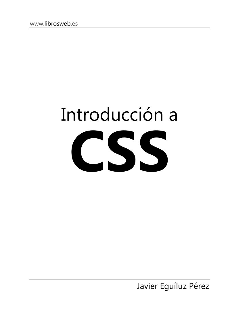 PDF de programación - Introducción a CSS
