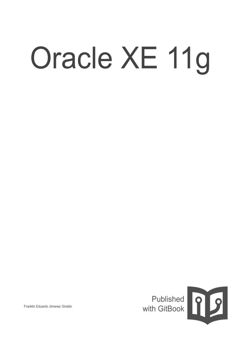 PDF de programación - Oracle XE 11g