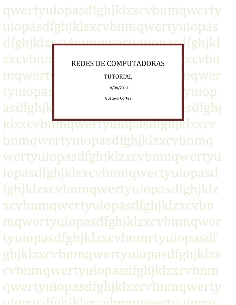PDF de programación - Redes de computadoras