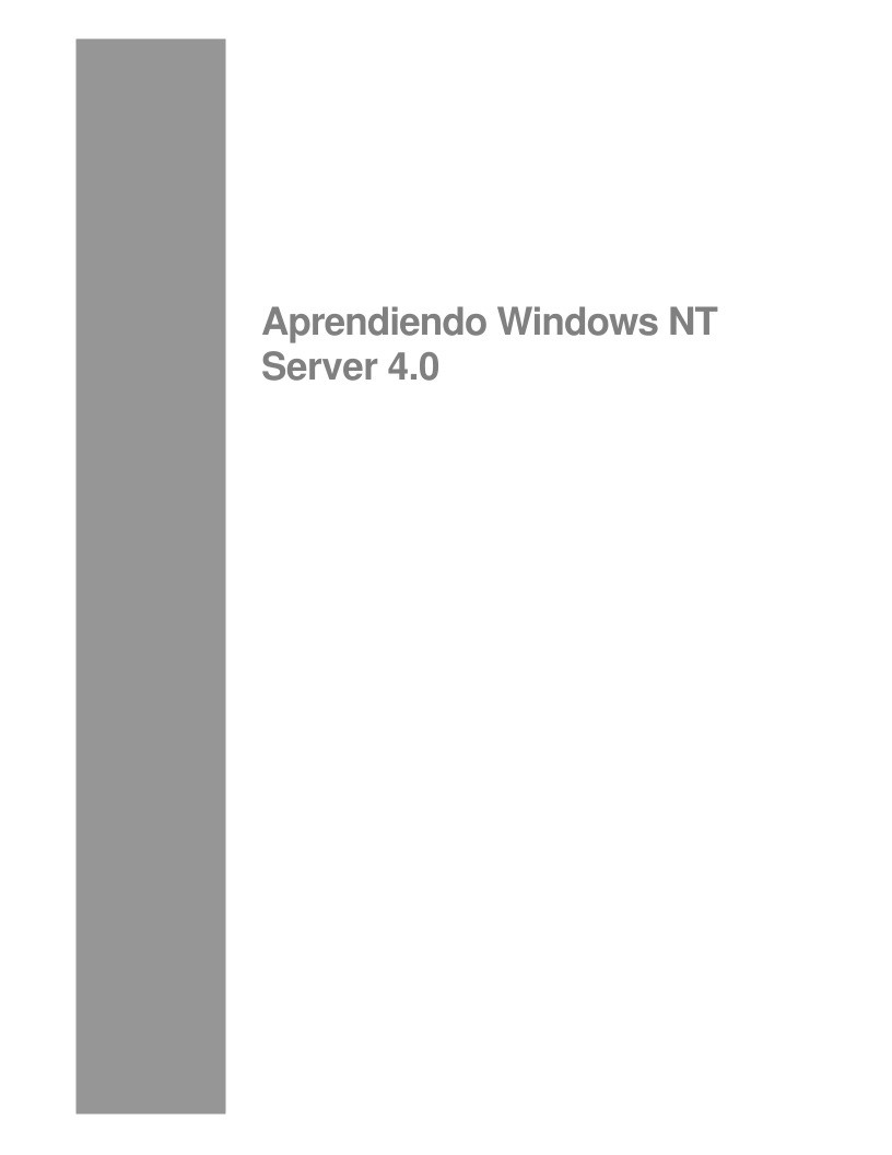 PDF de programación - Aprendiendo Windows NT Server 4.0