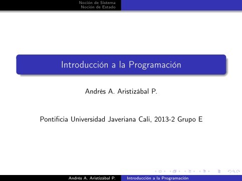 PDF de programación - Introducción a la Programación