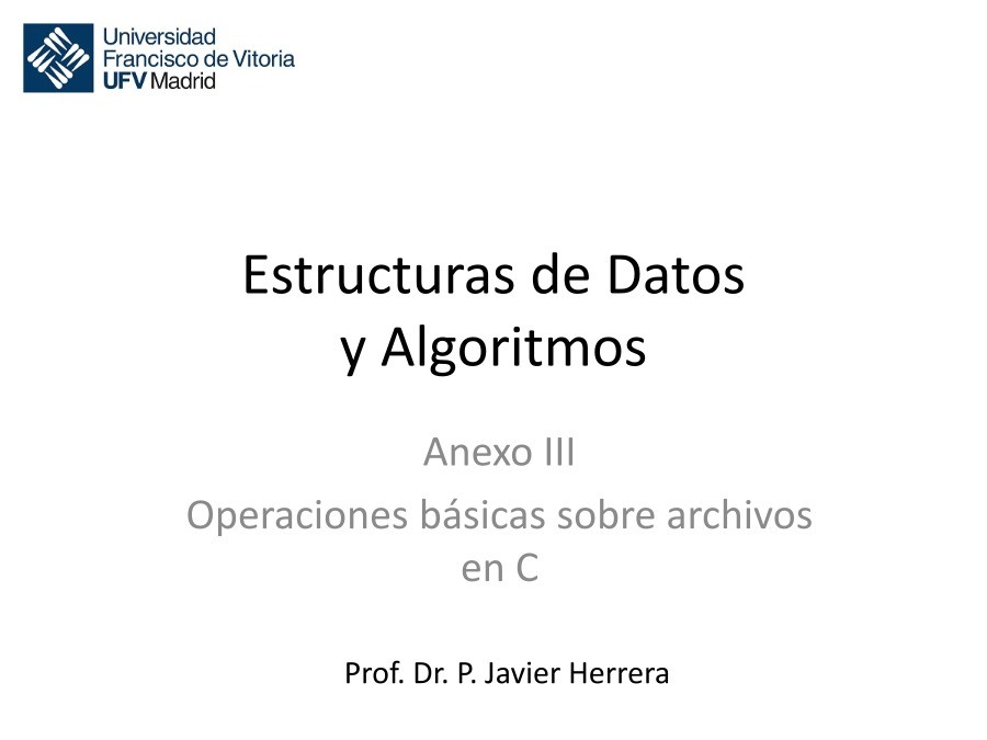 PDF de programación - Estructuras de Datos y Algoritmos - Anexo III ...