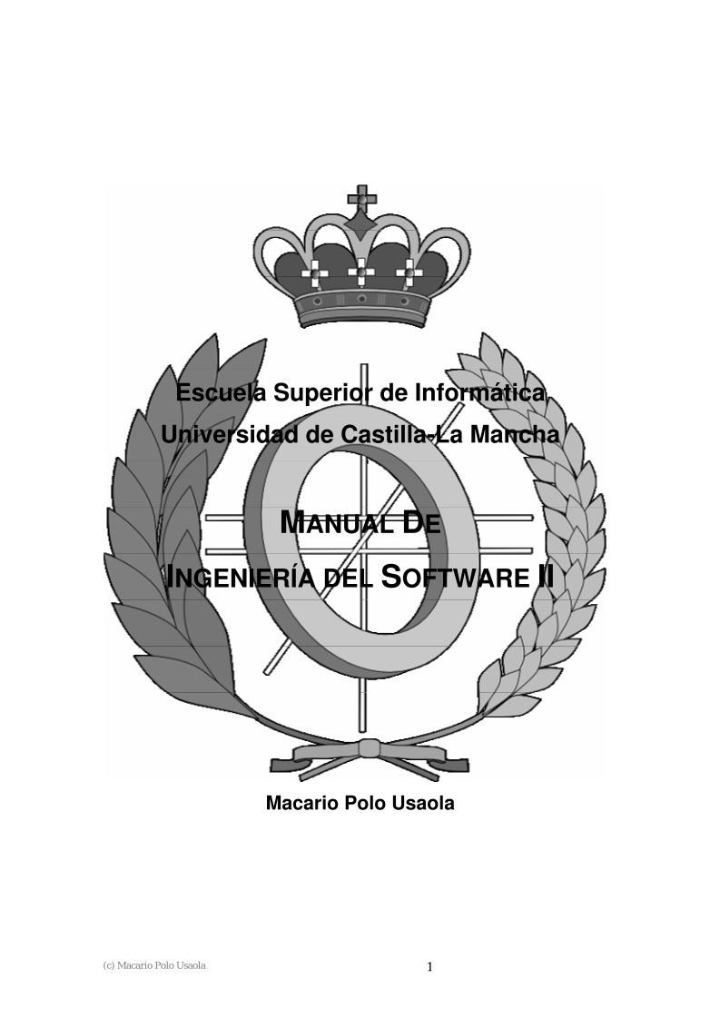 PDF de programación - Manual de ingeniería del software II
