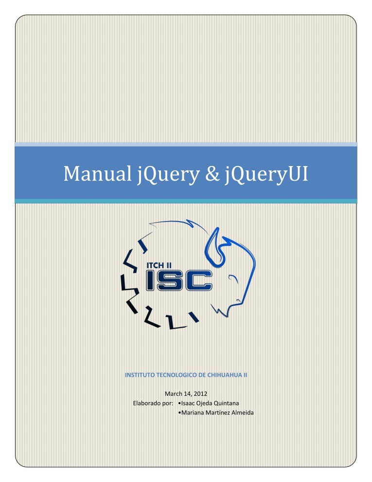 PDF de programación - Manual jQuery & jQueryUI