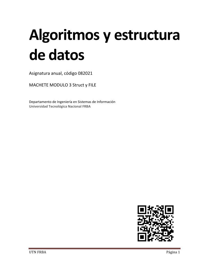 PDF de programación - Algoritmos y estructura de datos
