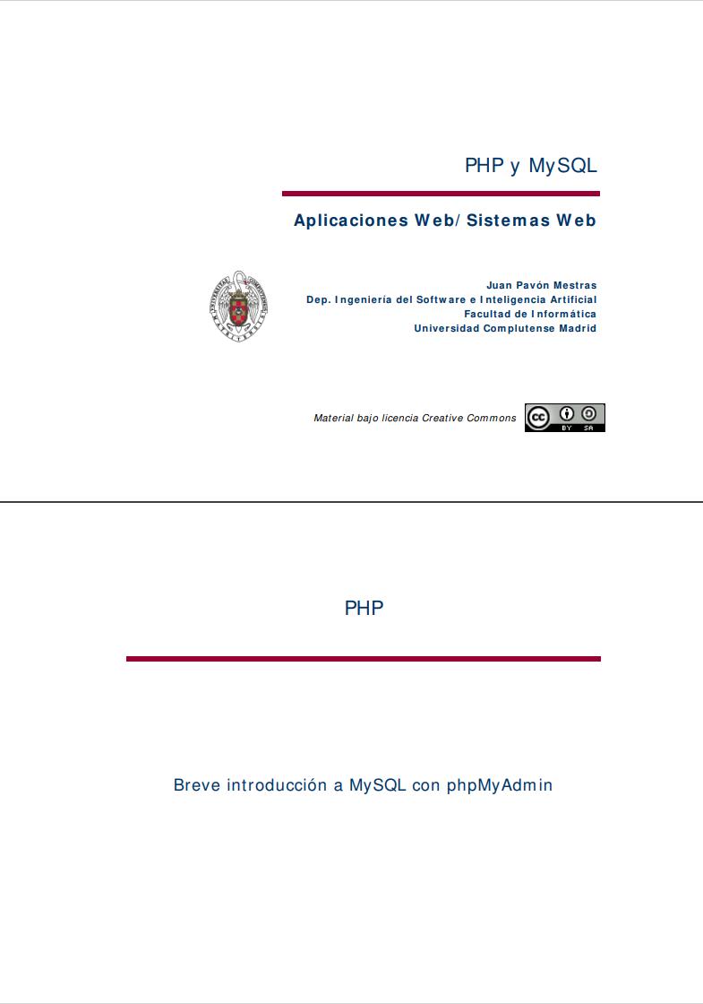 Pdf De Programación Php Y Mysql Aplicaciones Web Sistemas Web