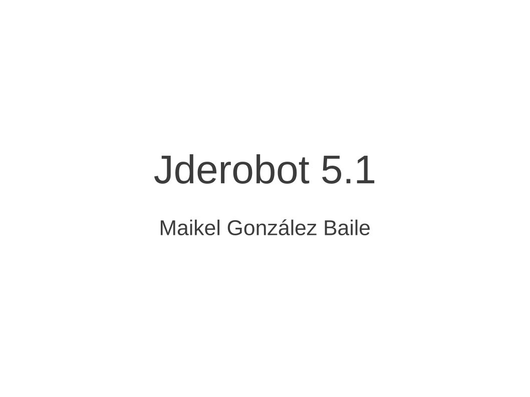 PDF de programación - Jderobot 5.1