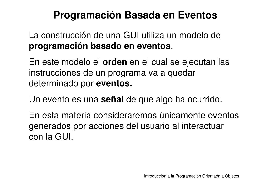 PDF de programación - Programación Basada en Eventos - Introducción a ...