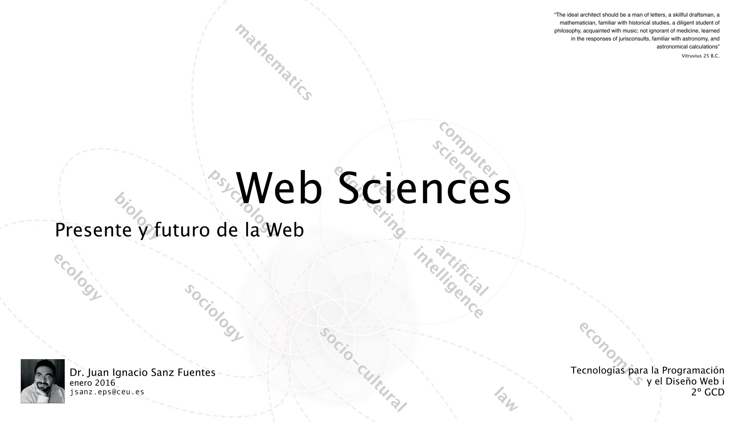 PDF de programación - Web Sciences - Presente y futuro de la Web