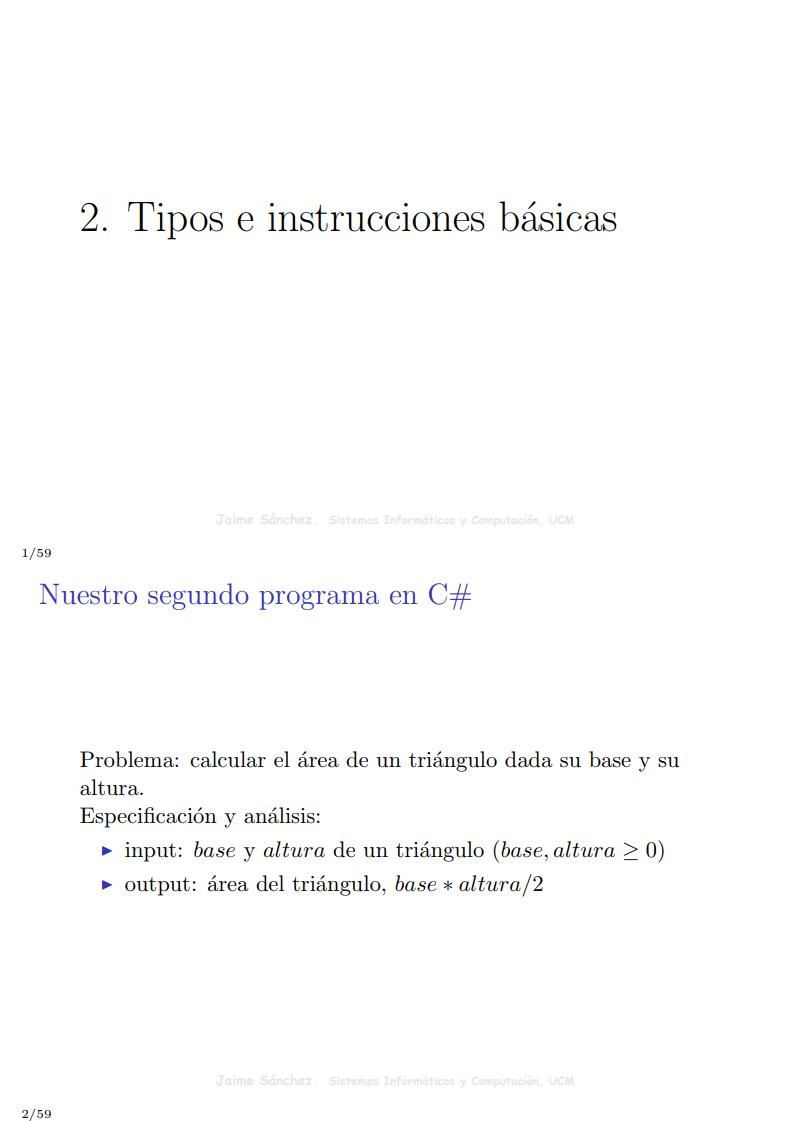 PDF de programación - 2. Tipos e instrucciones básicas
