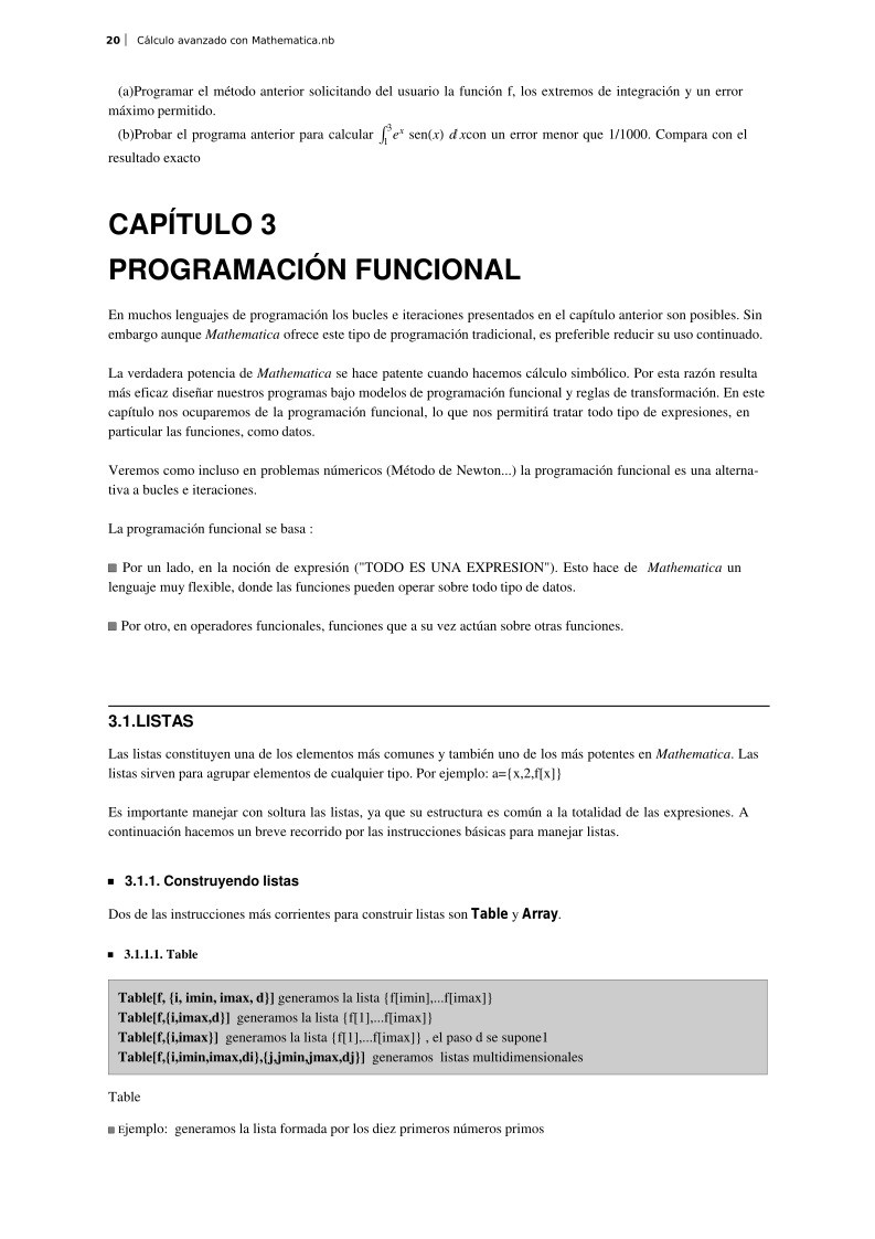 PDF de programación - Capítulo 3 - Programación funcional