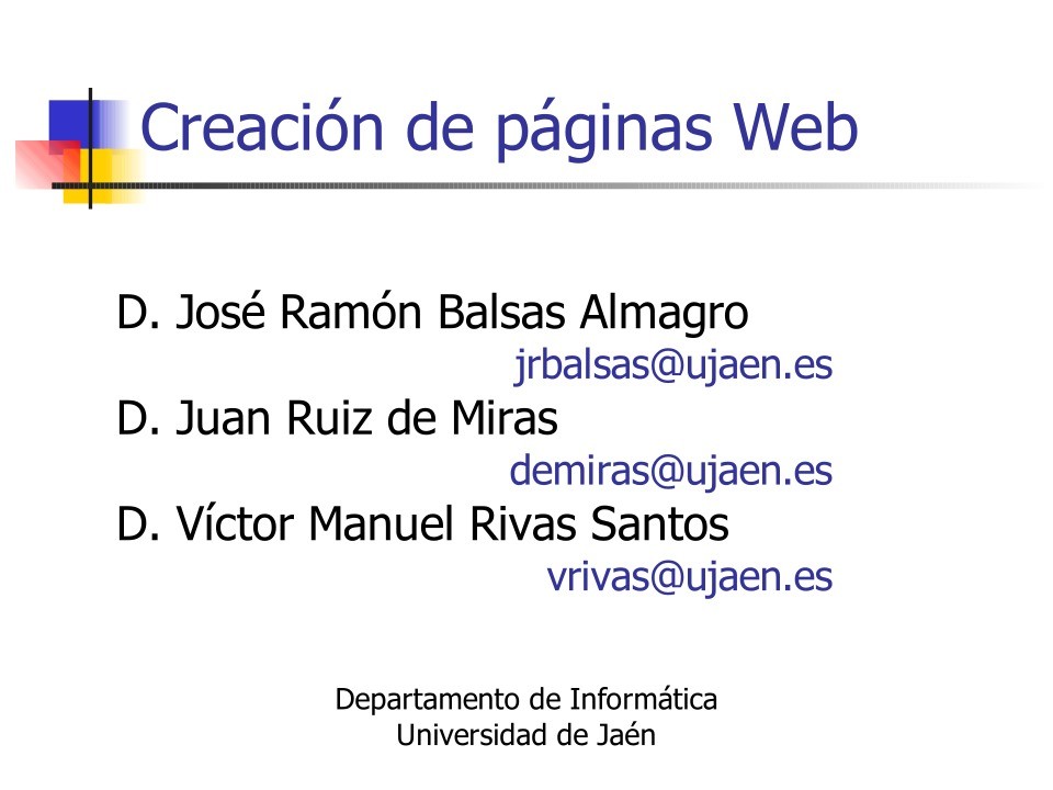 PDF de programación - Creación de páginas WEB
