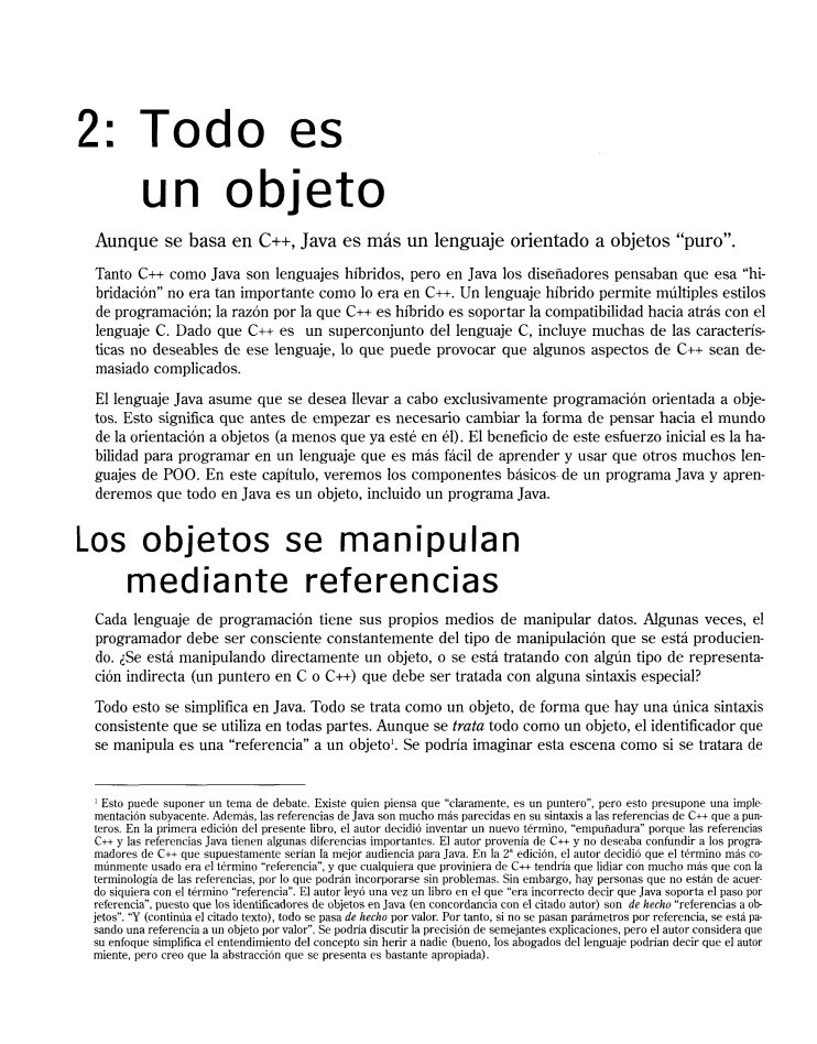 PDF de programación - Todo es un objeto - Piensa en Java