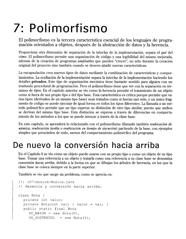 PDF de programación - Polimorfismo - Piensa en Java