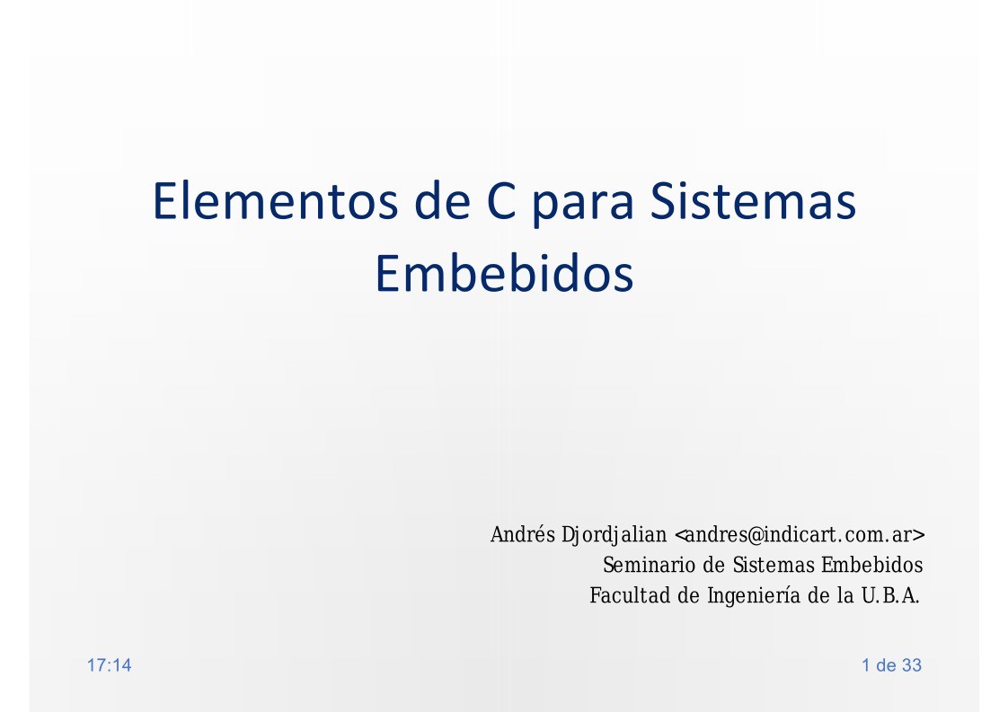 PDF de programación - Elementos de C para Sistemas Embebidos