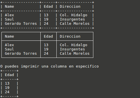 Código de C/Visual C - Diseñar y crear tablas