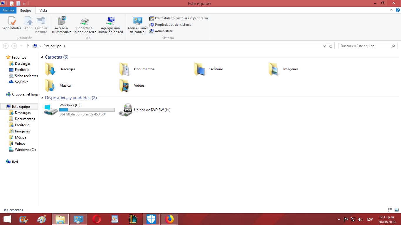 Windows 8 - Solución para el Error: "Memoria insuficiente en el equipo".