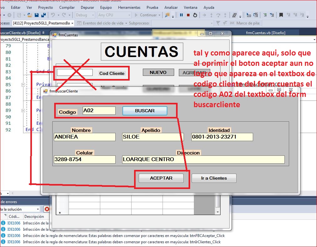Visual Basicnet Ayuda Arrastrar Un Dato De Un Textbox De Un Form A Otro Textbox De Otro Form