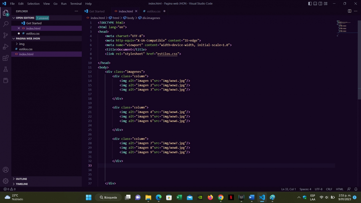 HTML - Como hacer que al dar click en la imagen se expanda en toda la ...